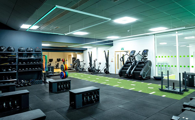 Gym Interior Design - Rubicon Abbey Stadium Sports Centre UK
